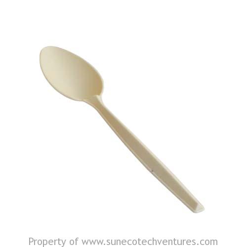 Buy 160 mm Disposable Biodegradable Cornstarch Spoon - 100 Piece Box