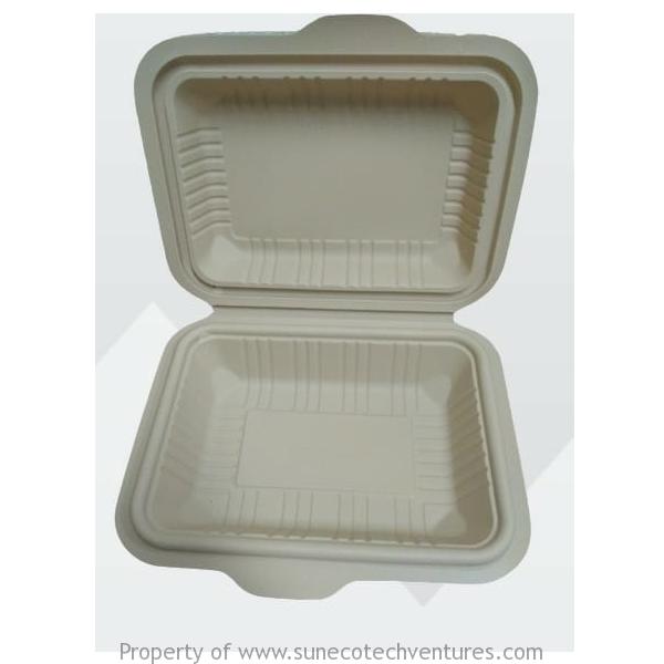 Buy 600ml clamshell Cornstarch Product -10 Piece Box