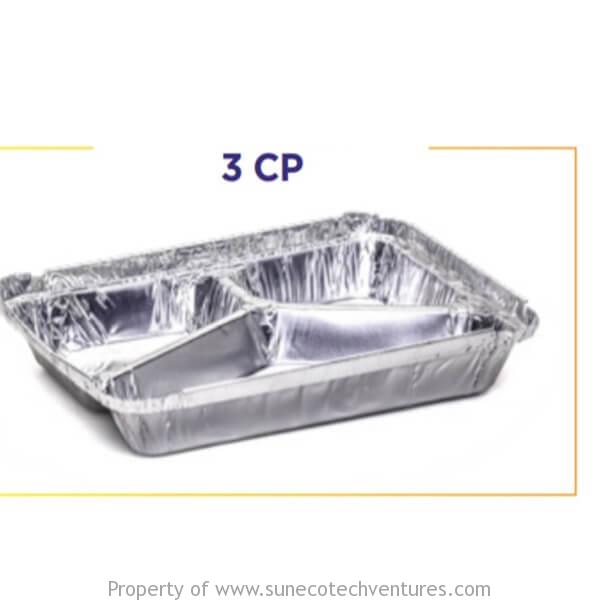 Buy 3cp Aluminium Foil Container Sun Eco - 62 Micron (25 Piece Box)