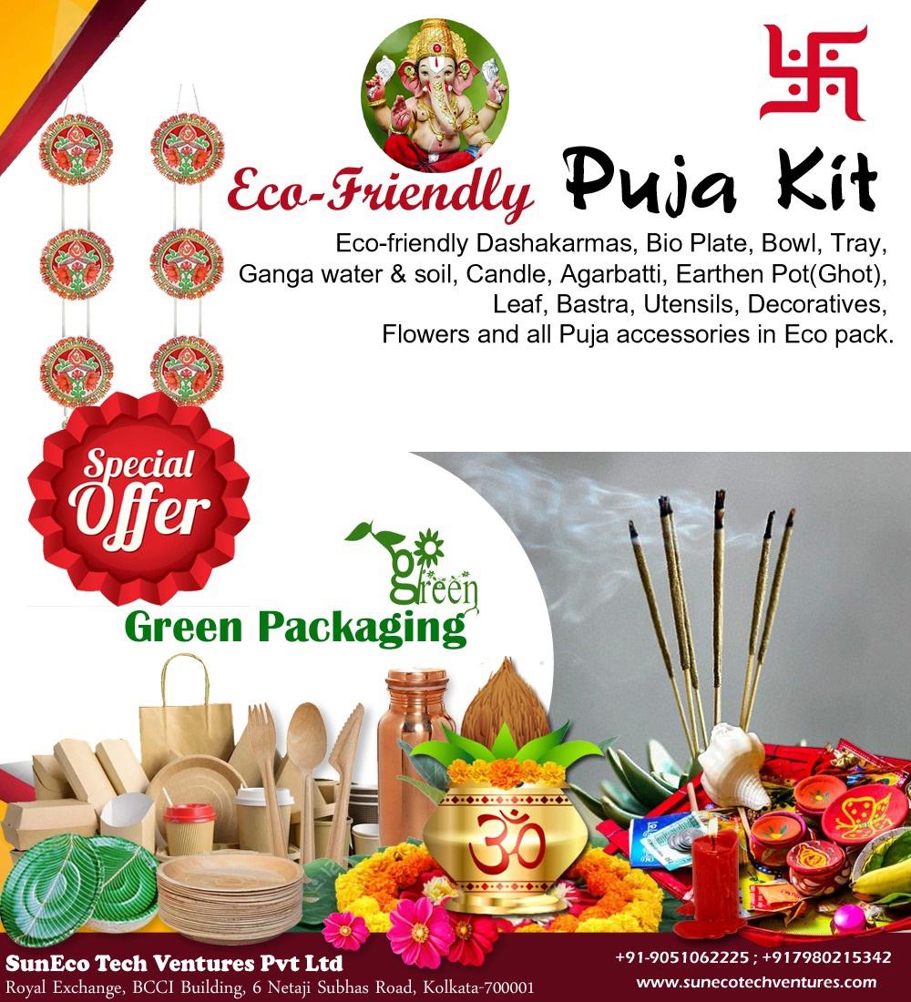 Buy Ganesh Puja Kit Samagri ( Dashakarma, Aarti & Puja Items )